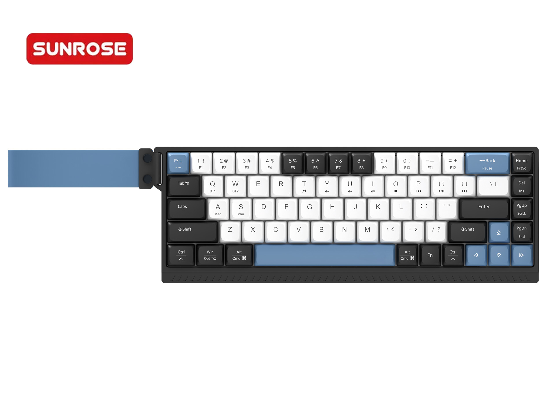 SUNROSE K321 Dual-Mode 2.4G+BT Wireless Keyboard from China manufacturer